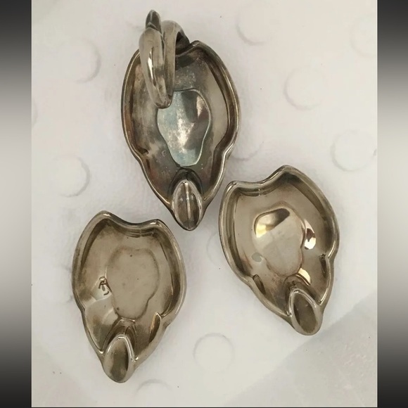 SEBA | Dining | Vintage Seba Silver Plated Swan Ashtrays Dish 3 In One ...